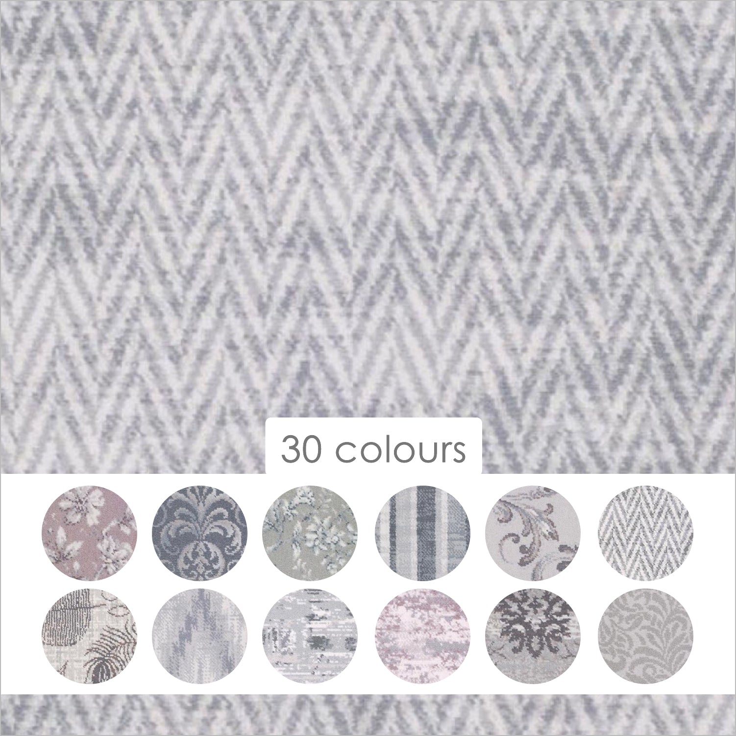 Axminster Carpets Hazy Days 100% Wool Woven Axminster Carpet - 3.66M W