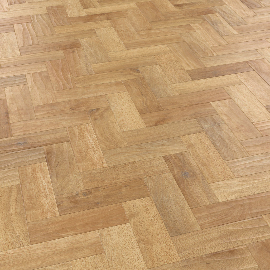 Karndean Art Select Gluedown LVT Flooring in Spring Oak Parquet AP01